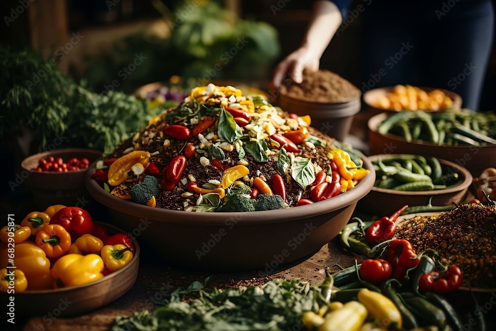 Composting, Nature's Recycling: Captivating visuals featuring compost ...