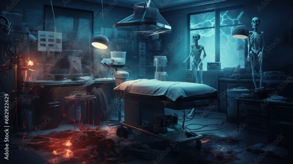 medical operating room background wallpaper ai generated image Stock ...
