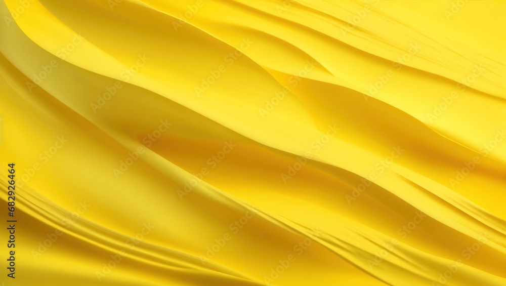 Wave Yellow Layers Background. Abstract Soft Texture Yellow Background ...