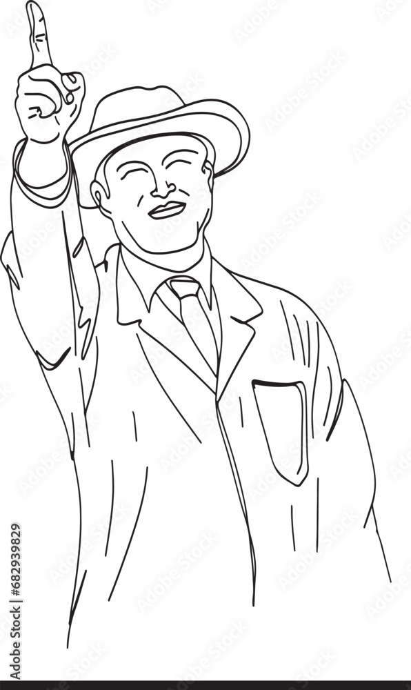 World Cup Cricket Moment: Cartoon Drawing of Umpire with Out Sign in ...
