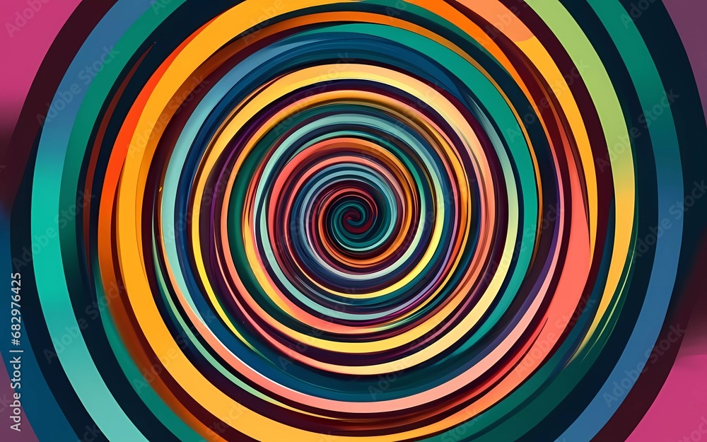 Texturas en Espiral: Arco Iris y Alucinógeno Colorido. Espectro de ...