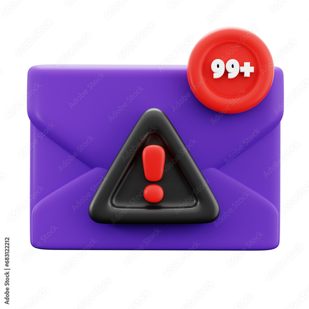 mail box spam lots of inbox phishing email notification cyber security ...