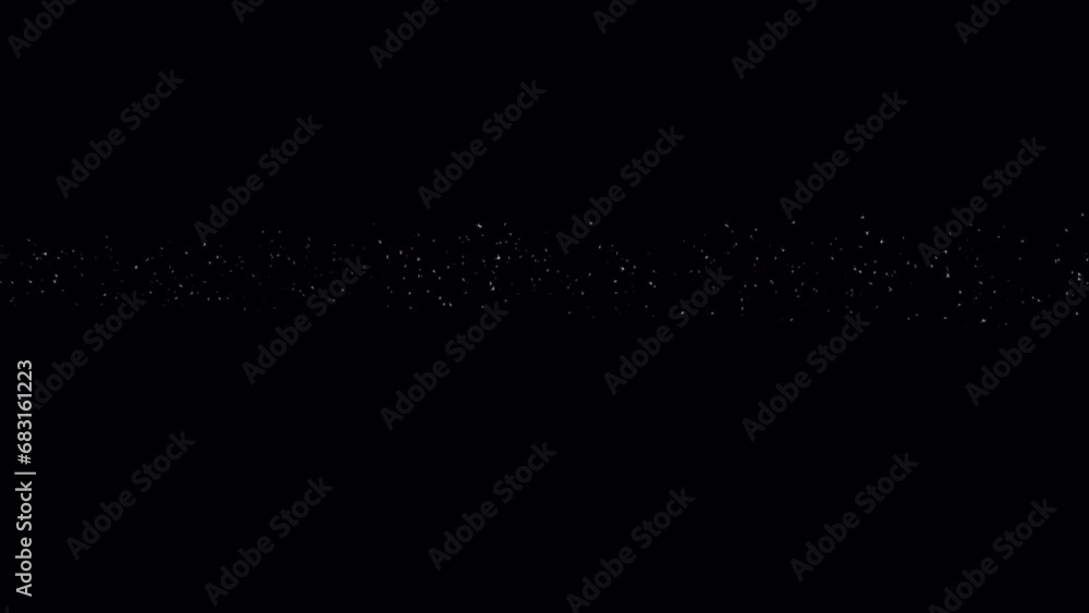 Flock of Birds Flying Away in Distance. Birds Flying Animation in Loop ...