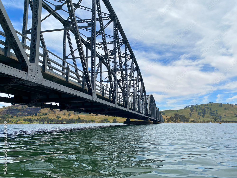 The Bethanga or BellBridge Bridge is a steel truss road bridge that ...