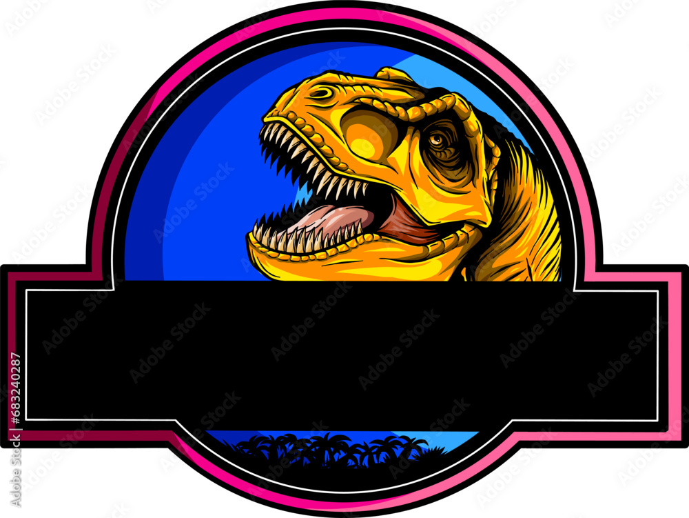 vector illustration of rex logo design on white background Stock Vector ...