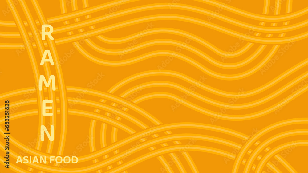 Asian instant noodle texture poster template. Ramen soup, pasta and ...