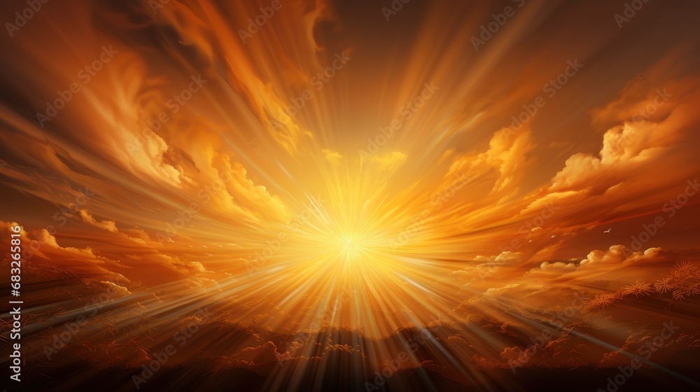 Upward Glance Sun Rays Shines Through, HD, Background Wallpaper ...