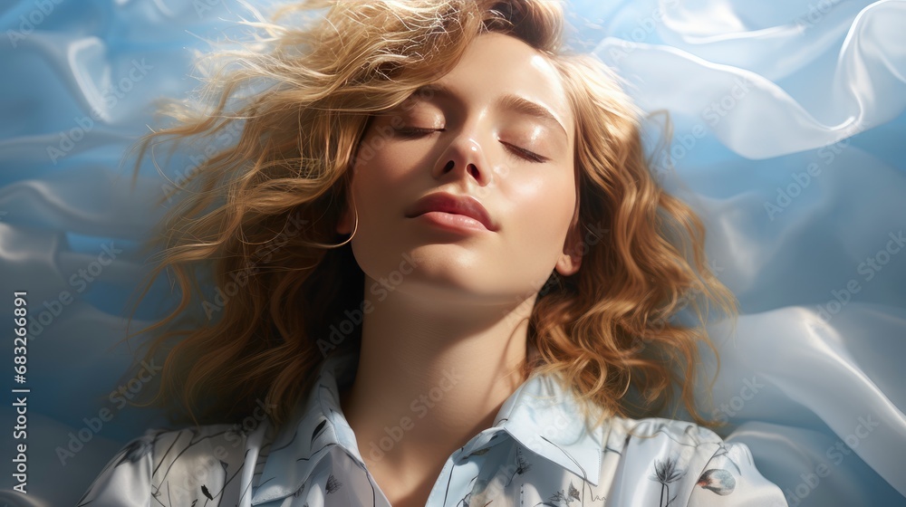 Woman Sleeping On Pocket Spring Mattress, HD, Background Wallpaper ...