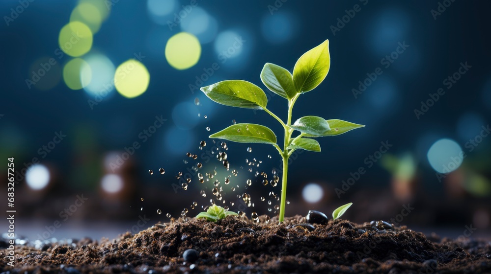 Young Plant Growing Sunlight, HD, Background Wallpaper, Desktop ...