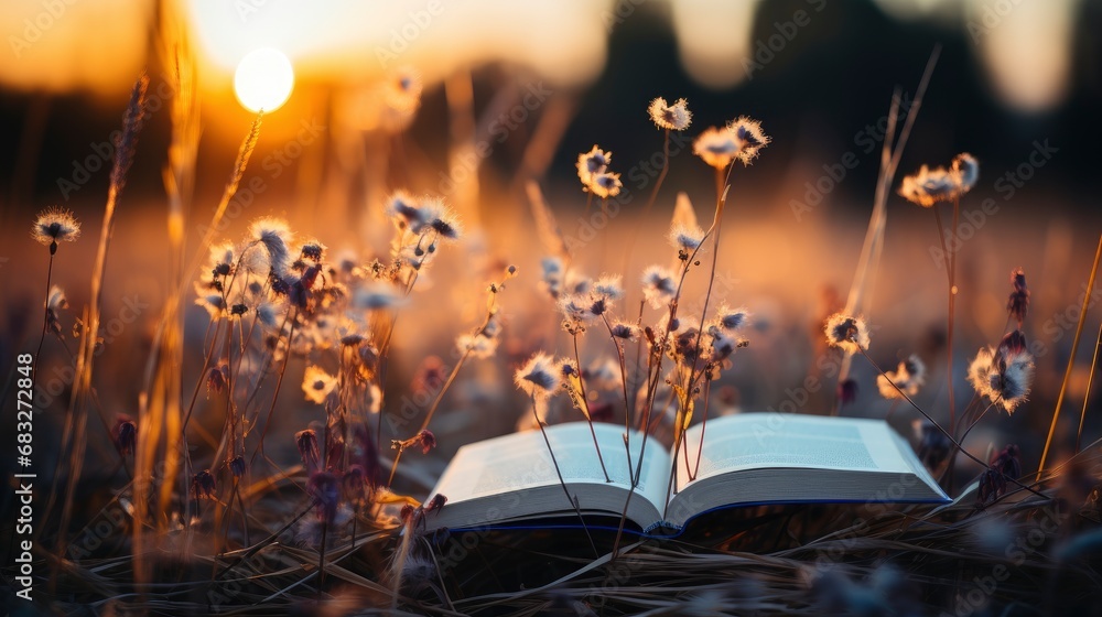 Open Book Grass On Field Sunny, HD, Background Wallpaper, Desktop ...