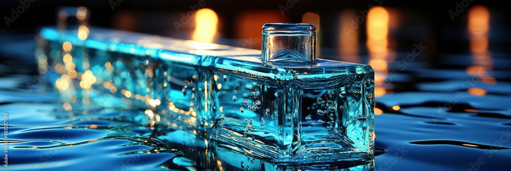 Transparent Skin Care Essence Glass Transmission, Background Image For ...