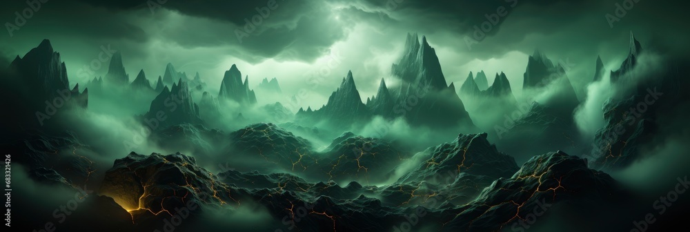 Abstract Darkness Effect Dark Light Green, Background Image For Website ...