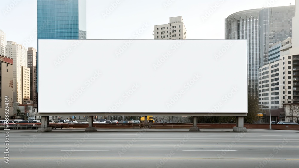 A strategic map showing ideal billboard placement locations in a city ...