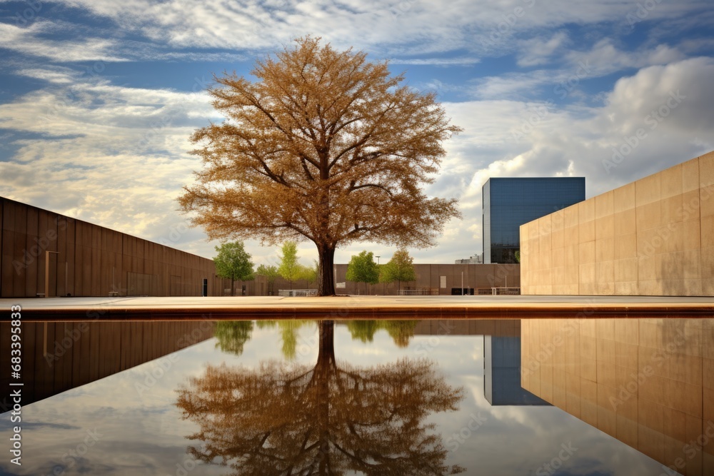 Standing Tall: Oklahoma City Bombing Memorial with Reflecting Pool and ...