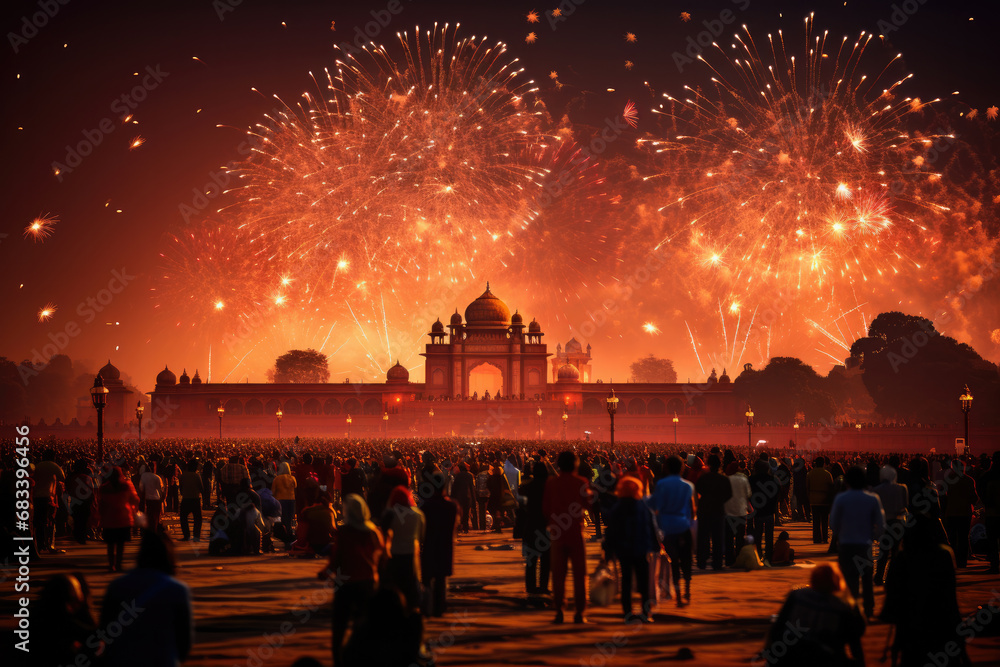 Spirit of Diwali in New Delhi, featuring the festival of fireworks as a ...