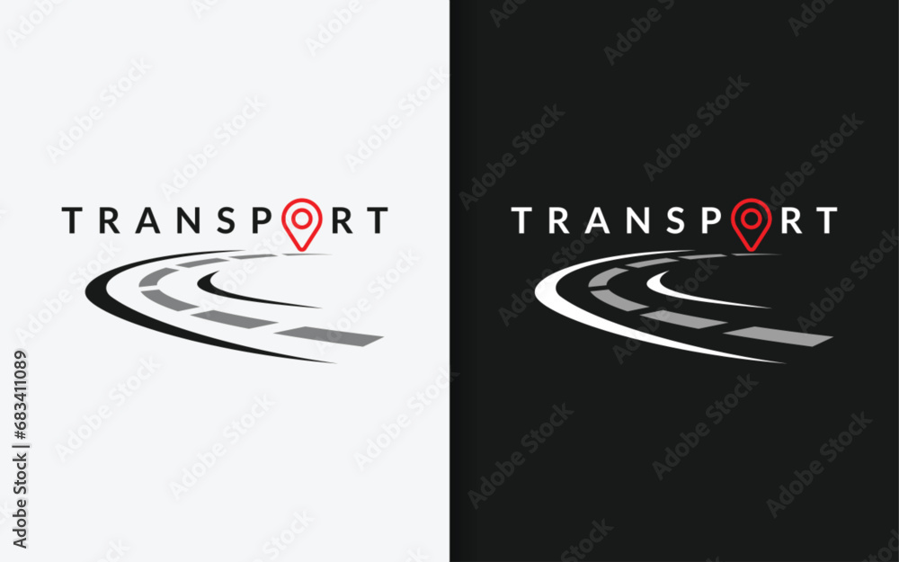 Modern transport vector symbol logo design illustration Stock Vector ...