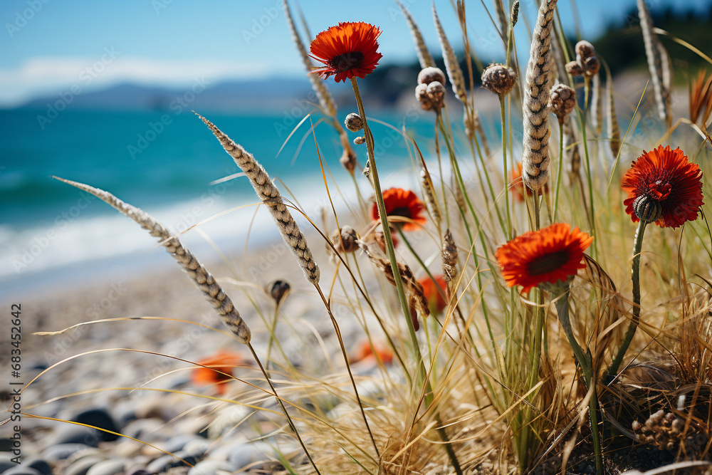 vibrant ecological value and balance in sand dune beach ecosystems ...
