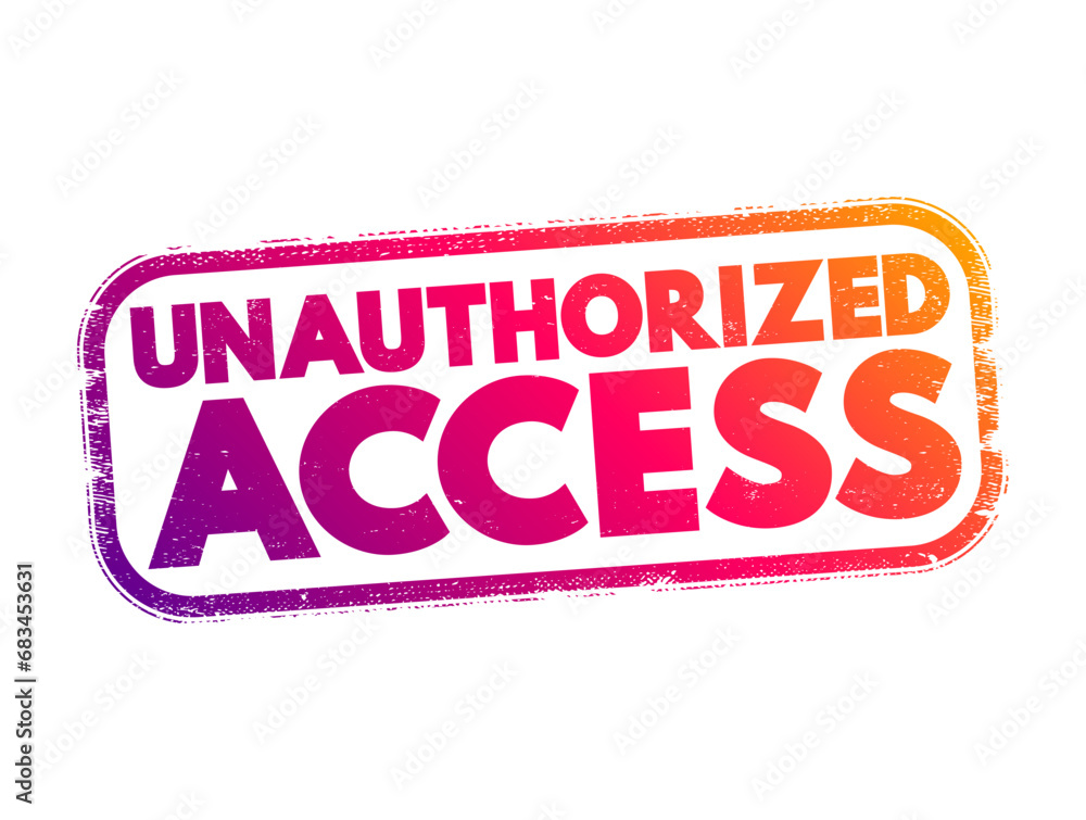Unauthorized Access - gains entry to a computer network, system ...