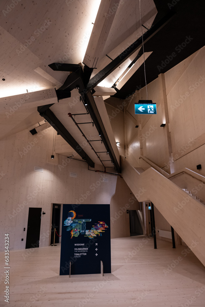 Gothenburg, Sweden - August 20 2023: Interior of science centre ...