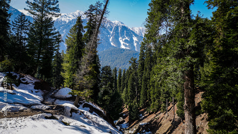 Pahalgam Majesty: Stunning Mountain Photography. Location: Pahalgam ...