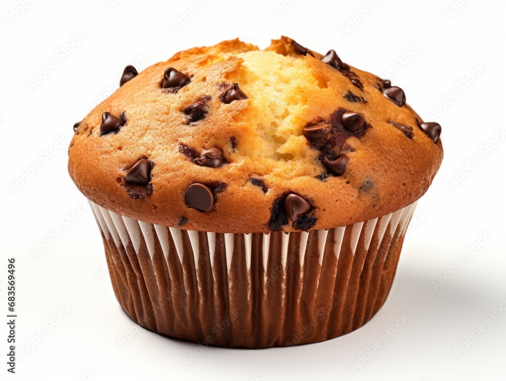Delicious Indulgence: Dive Into a Heavenly Chocolate Chip Muffin ...
