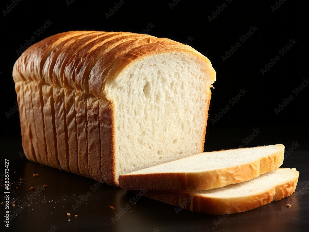Unveiling the Classic Elegance of the Perfectly Sliced White Bread ...