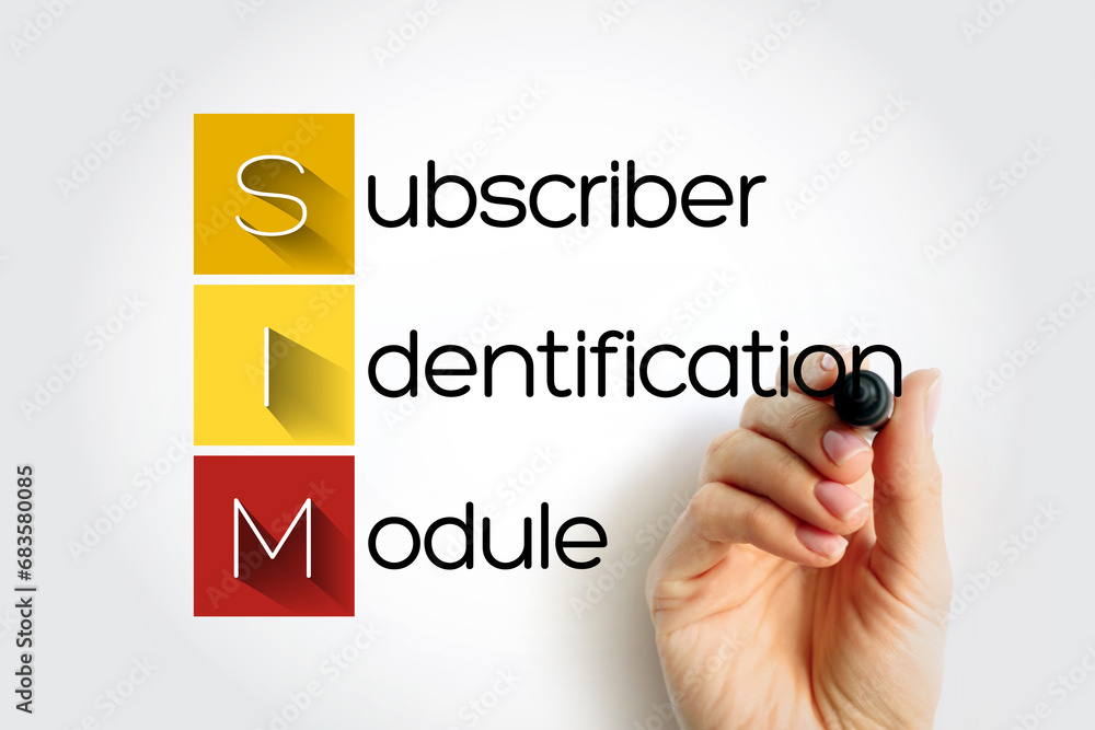 SIM Subscriber Identification Module - removable smart card for mobile ...