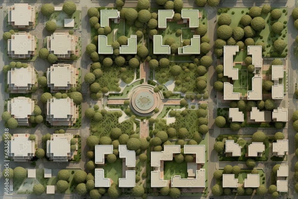 Aerial Masterplan of Green and Sustainable City using generative AI ...