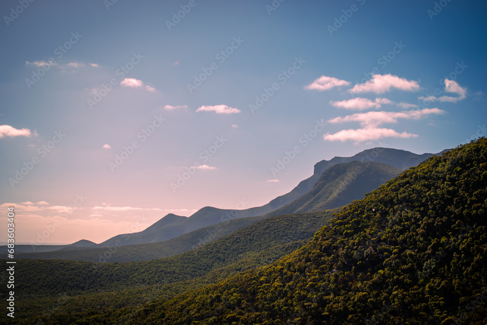 Australia, Bluff Knoll is the highest peak of the Stirling Range ...