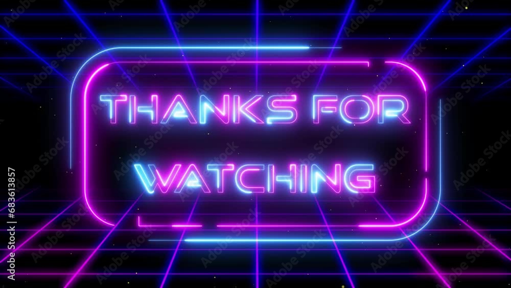 thanks for watching neon cyber with neon grid background cyberpunk neon ... thanks for watching neon cyber with neon grid background cyberpunk neon ...