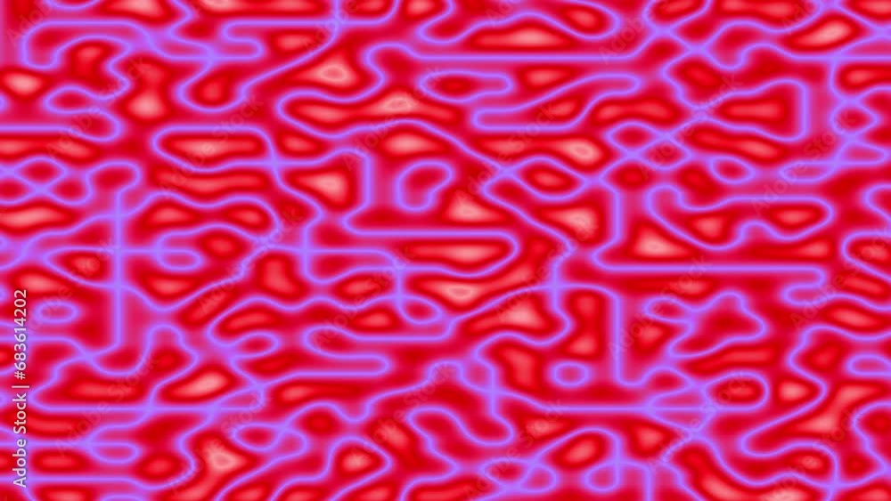 Nebulous Abstract Loop features a colorful cloud of motion. Text ...
