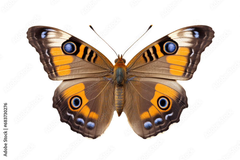 Beautiful butterfly in full body close-up portrait, flying butterfly ...