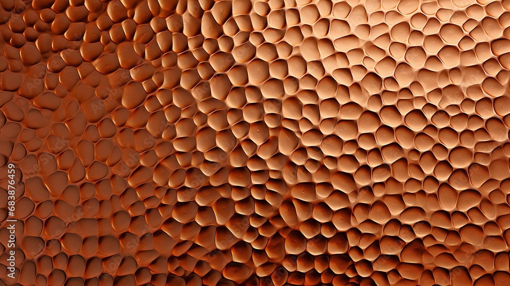 Matte copper metal texture hammered. Stock Photo | Adobe Stock