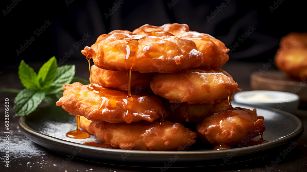 Italian fritters, traditional carnival festivities. Carnival fritters ...