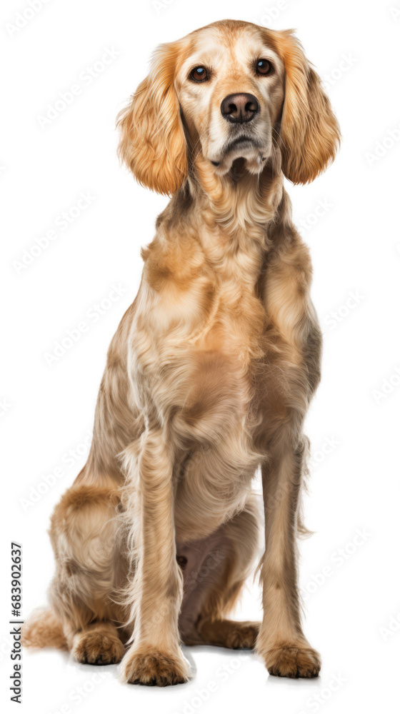 Dog dog full body png style isolated on an empty white background ...