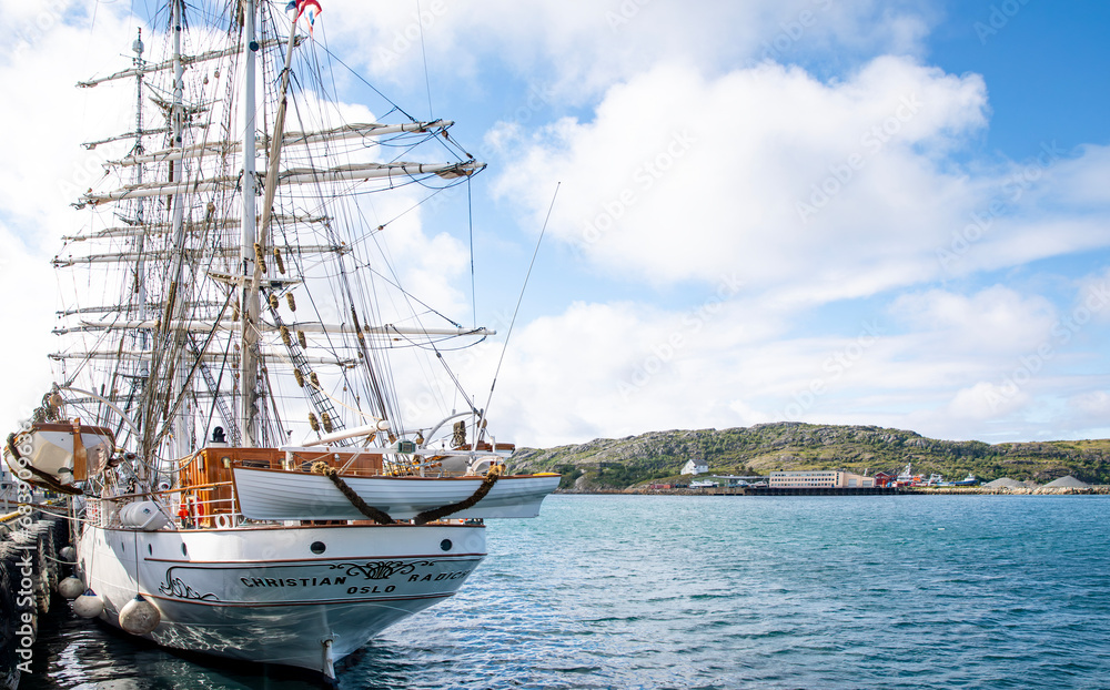 SS Christian Radich is a three-masted full rig, built at Framnæs ...