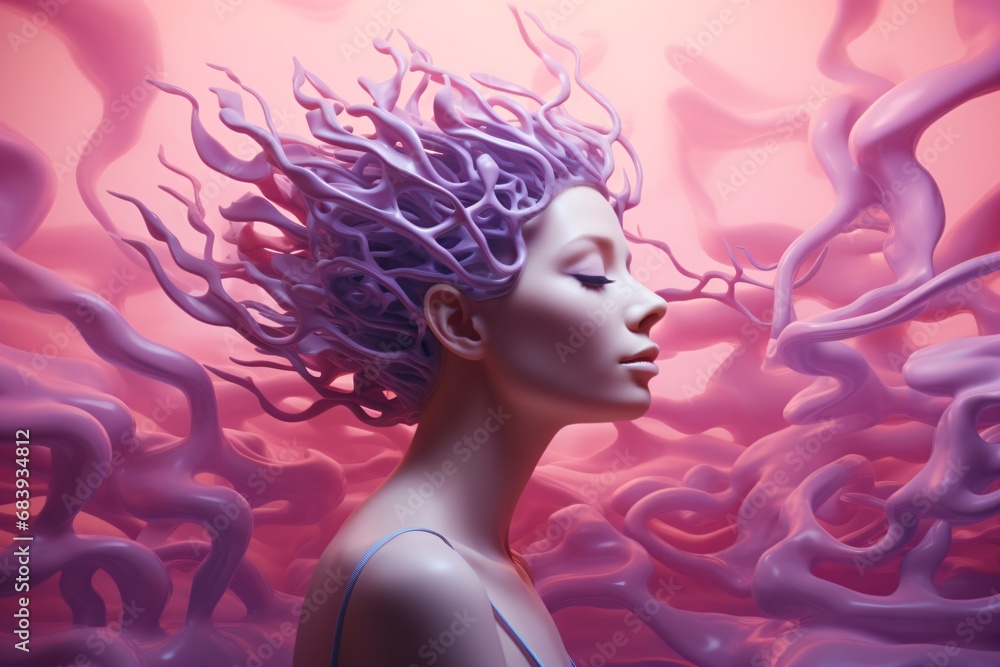 Poster or banner design for brain and memory conditions such as anxiety ...