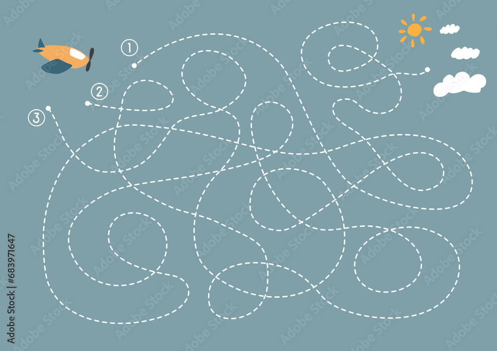 Labyrinth, Maze game for children. Logical puzzle for kids. Quest to ...