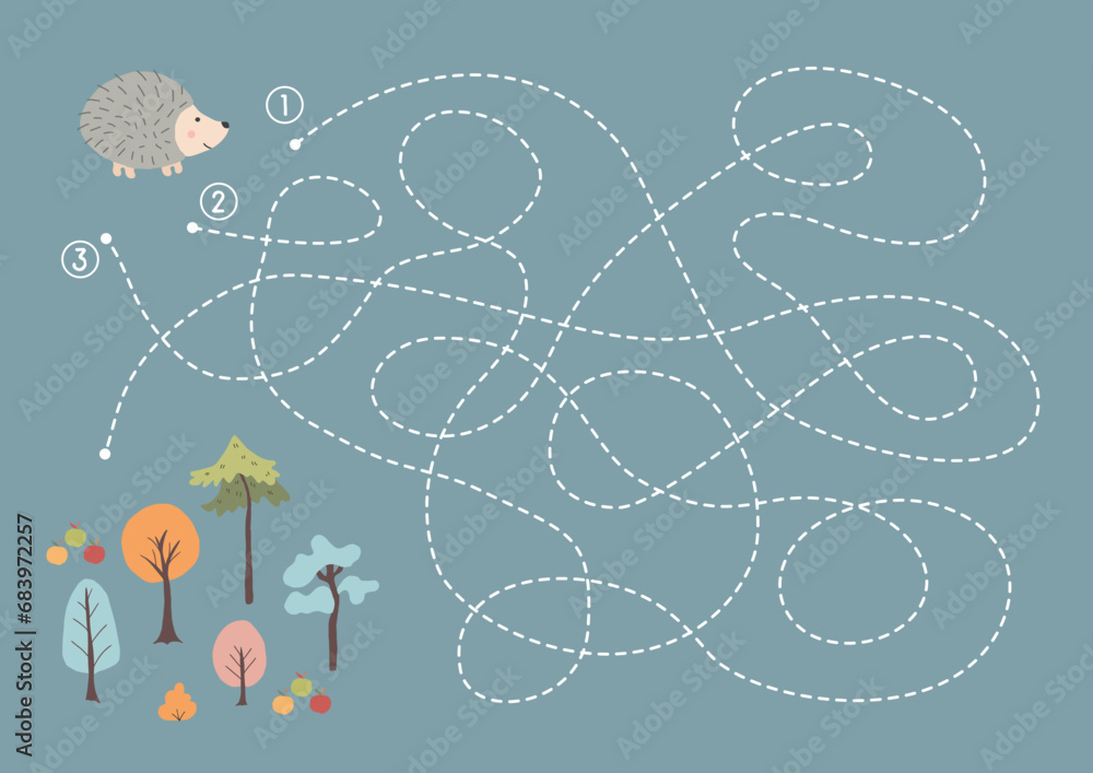 Labyrinth, Maze game for children. Logical puzzle for kids. Quest to ...