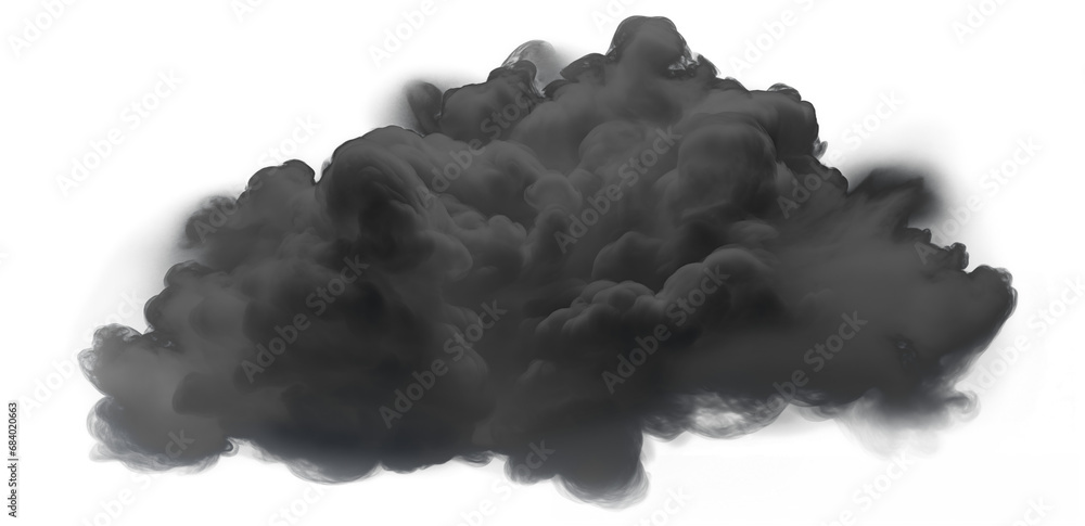 Dark Clouds on transparent background, png Stock Photo | Adobe Stock