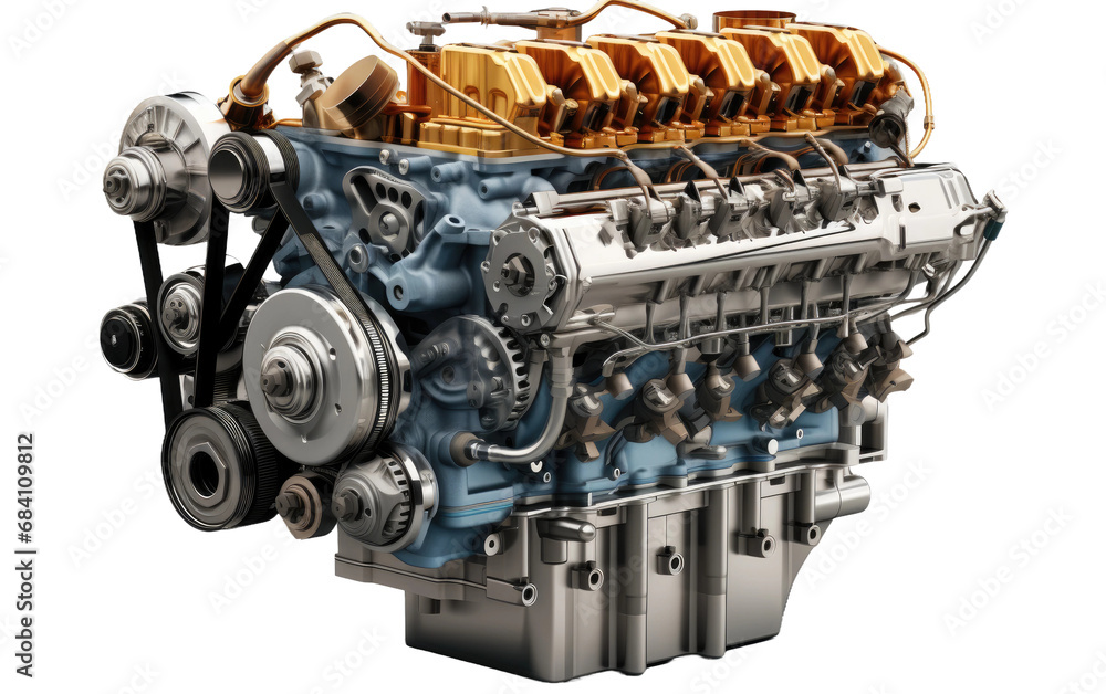 Pulsating Power Realistic Image Showcase of an Internal Combustion ...