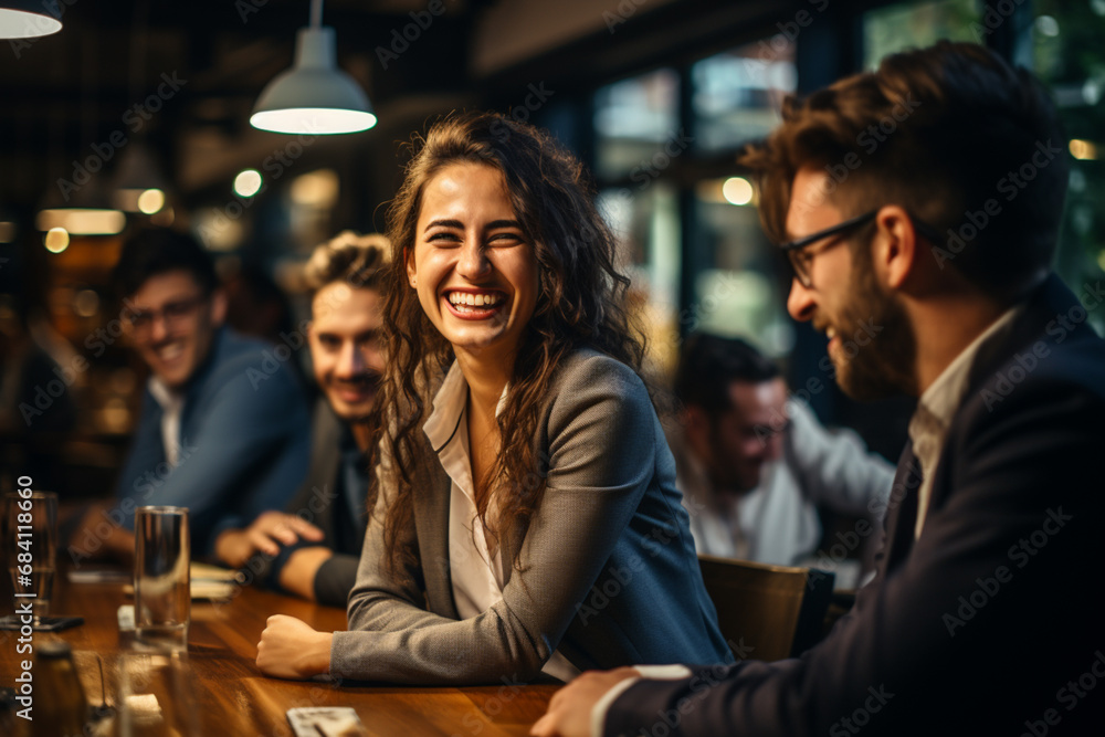 Serious diverse office colleagues employees talking working on special ... Serious diverse office colleagues employees talking working on special ...