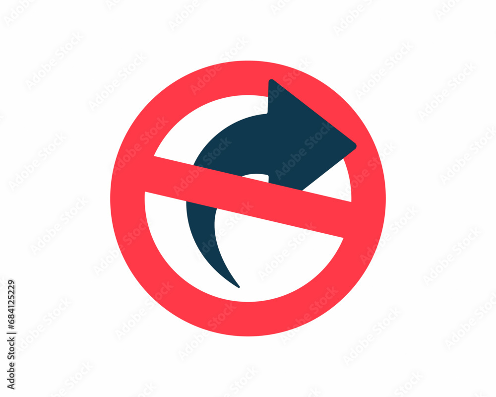 Do not share icon Prohibited vector icon Warning, caution, attention ...