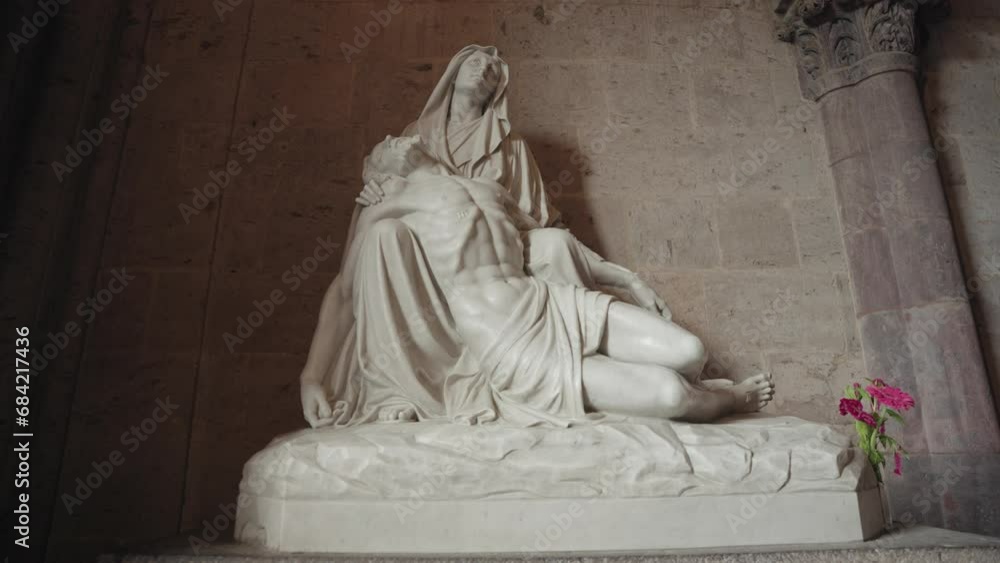 Pietà Sculpture in The Templo Expiatorio del Santísimo Sacramento ...