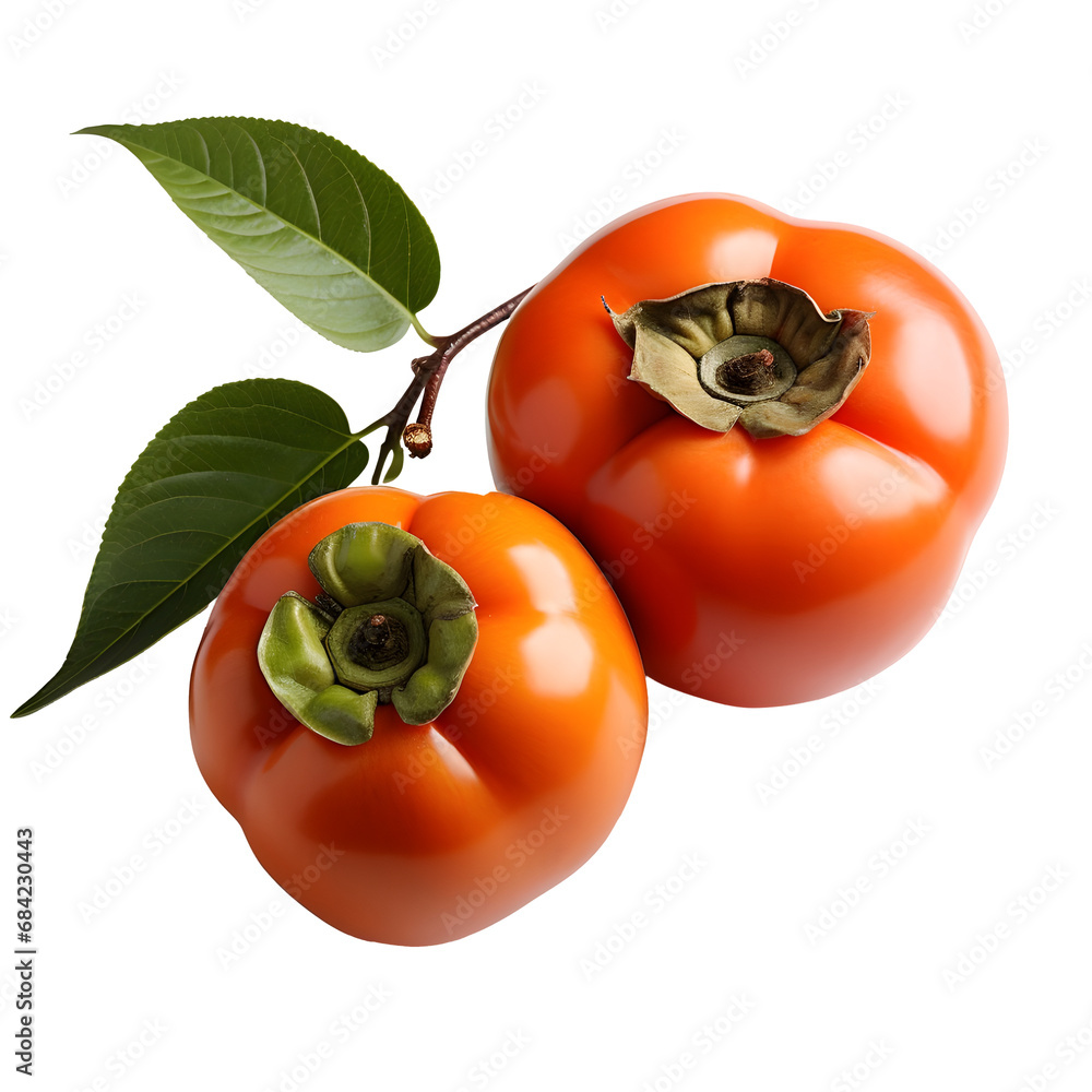 persimmon png. Persimmon fruit isolated png. Persimmon flat lay png ...