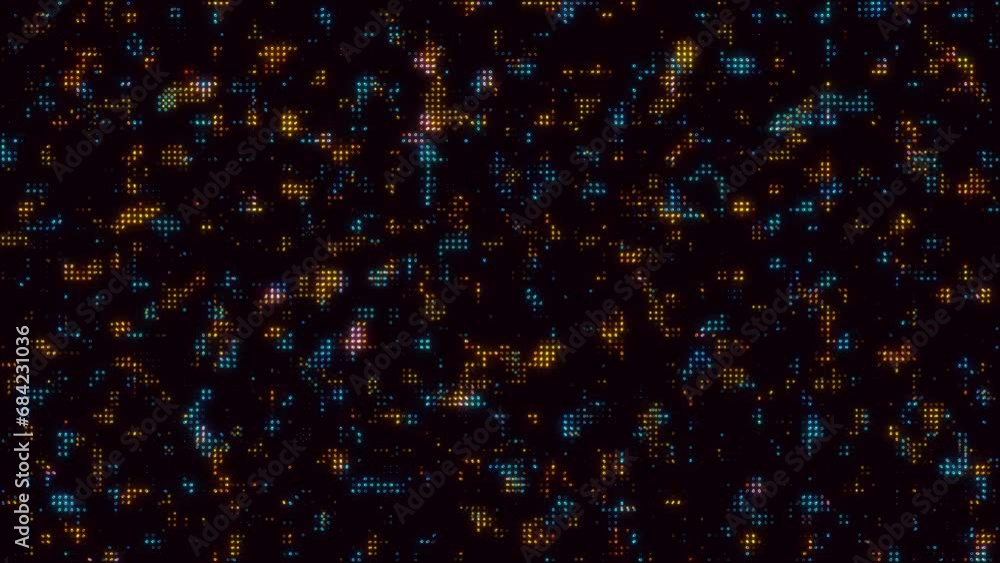 Vidéo Stock Cosmic background. Pixel art hyper jump, speed of light ...