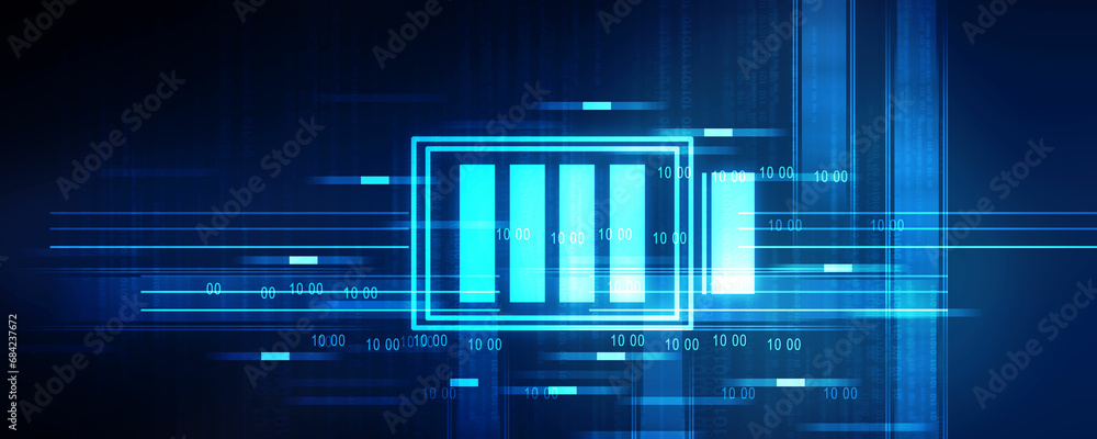 2d rendering Electrical energy and power supply source concept ...