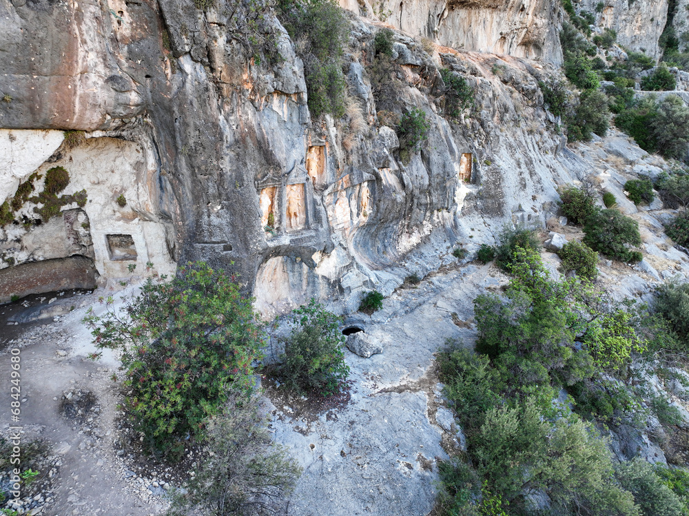 Silifke - Mersin - Turkey, August 10, 2023, Exterior facade view of ...