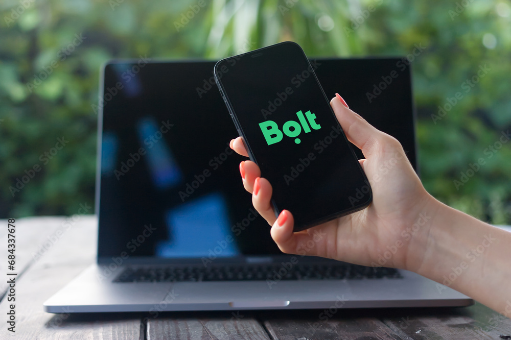 Bolt logo, Estonian company offering ride-hailing, micromobility rental ...