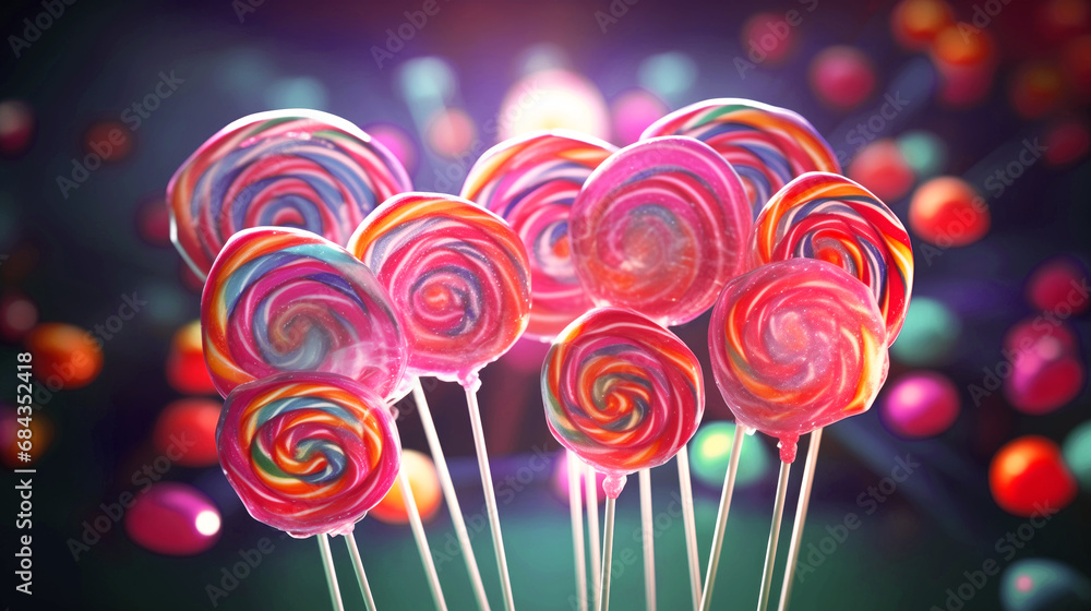 Bright colorful advertising background with beautiful New Year's ...